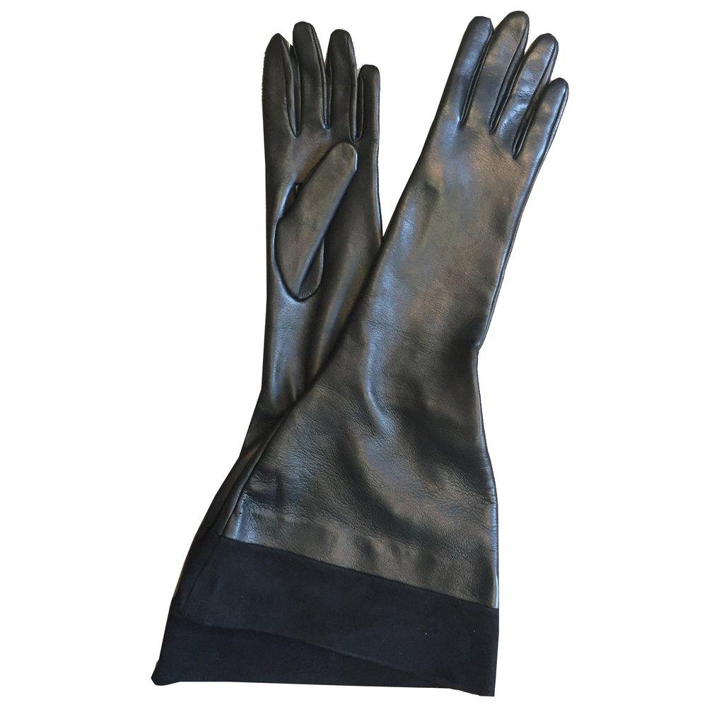 Devette - Women's Silk Lined Leather and Suede Gloves – Paula Rowan
